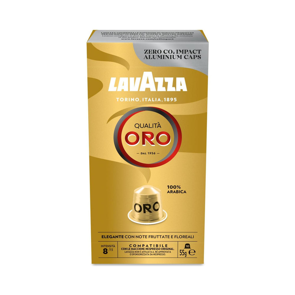 Nespresso Compatible Lavazza Oro 10 Aluminium Capsules (1 Pack of 10 ...